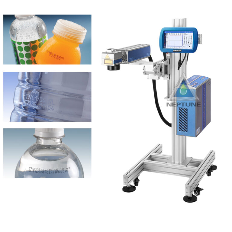 water bottle laser date code printer